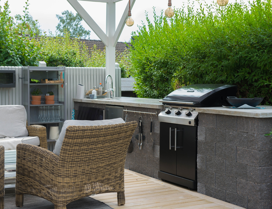 Garden Wall antracit rak | Handla hos Flisby