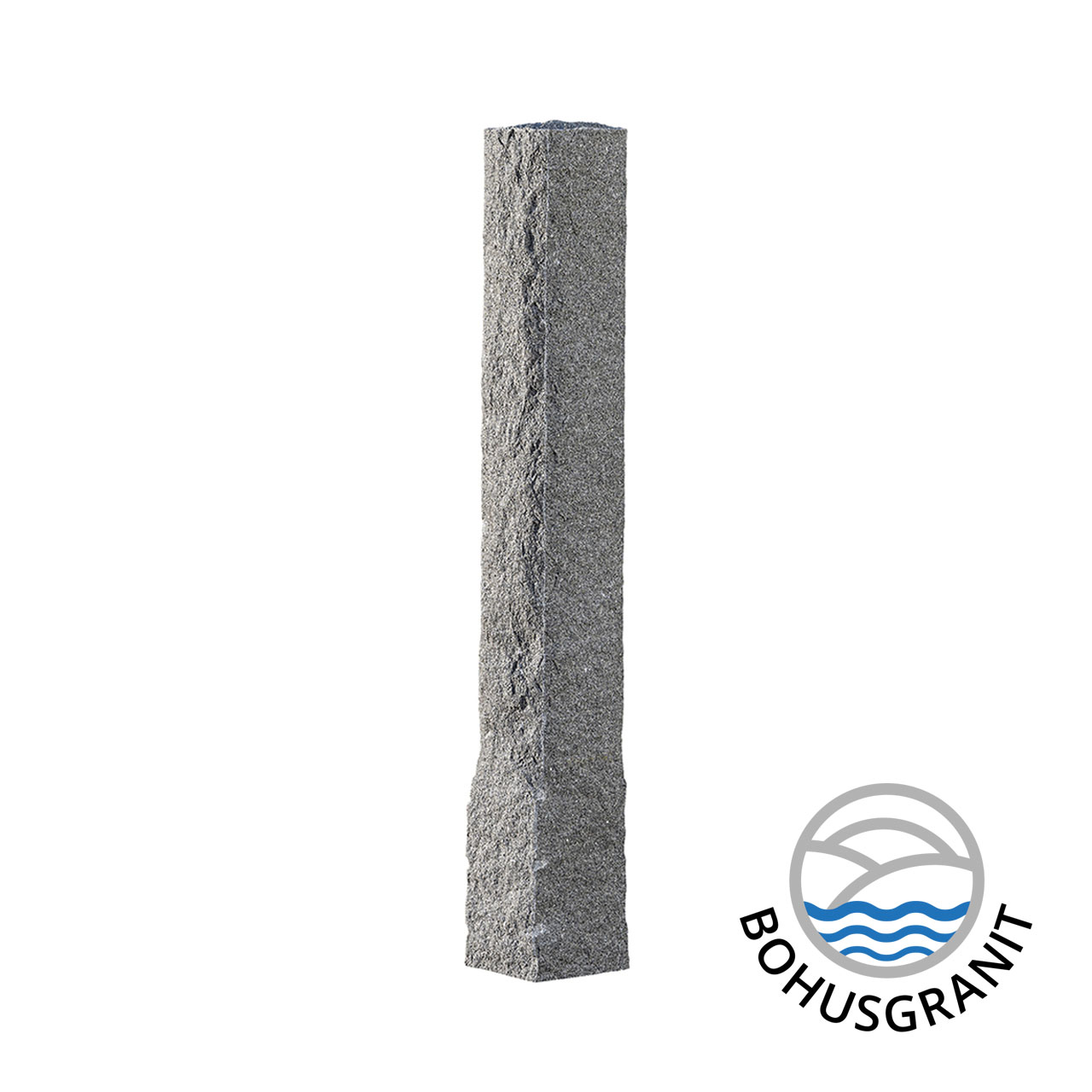 Granitstolpe Bohus 170x20x20 cm Rustik | Handla hos Flisby
