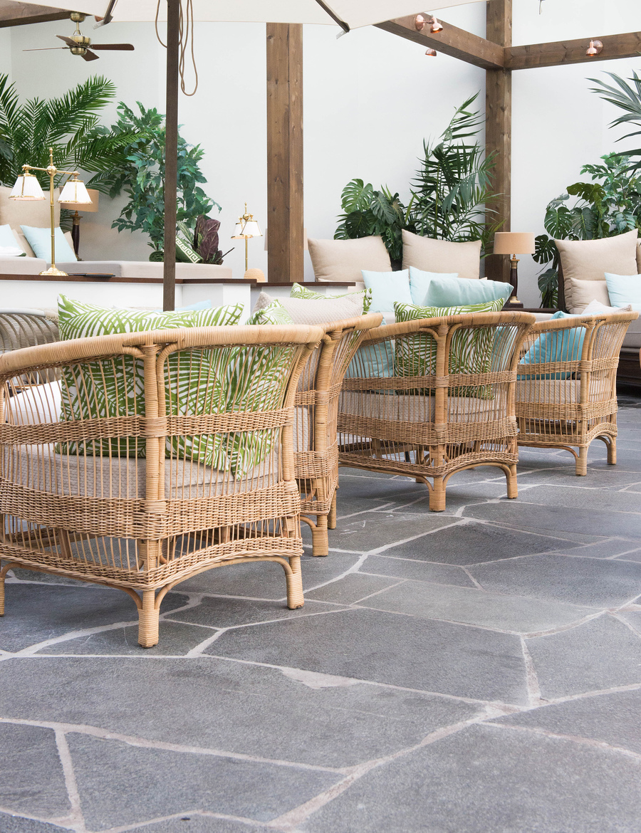 Oregelbundna skifferplattor från Offerdal