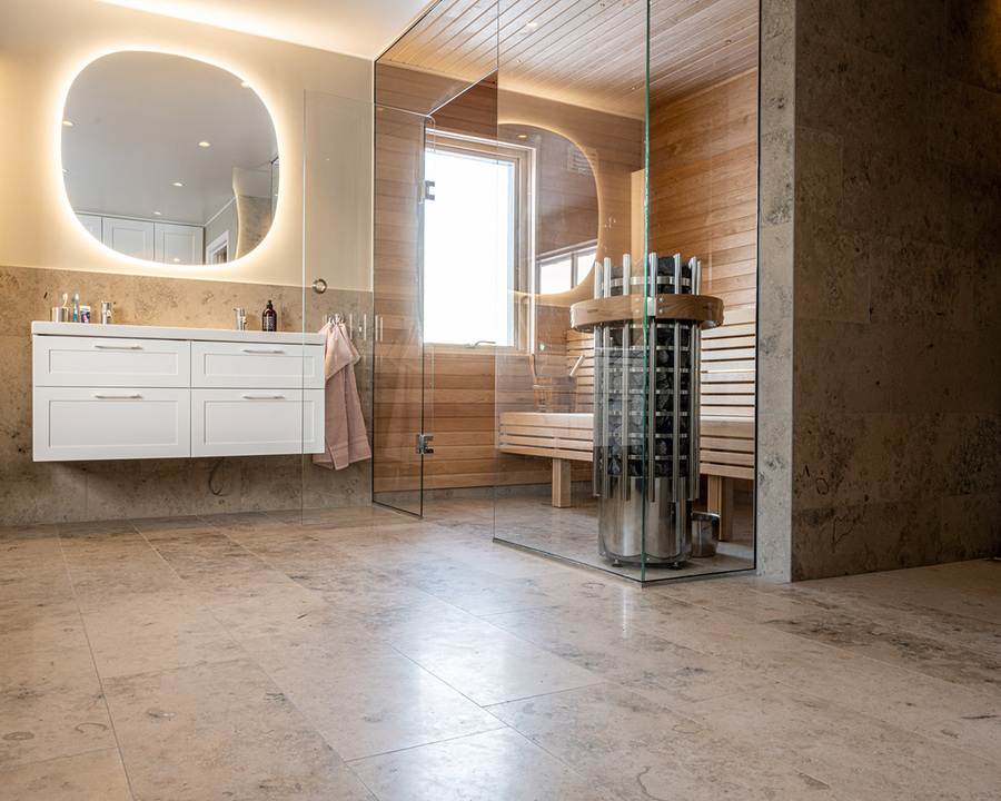 Kalksten jura badrum