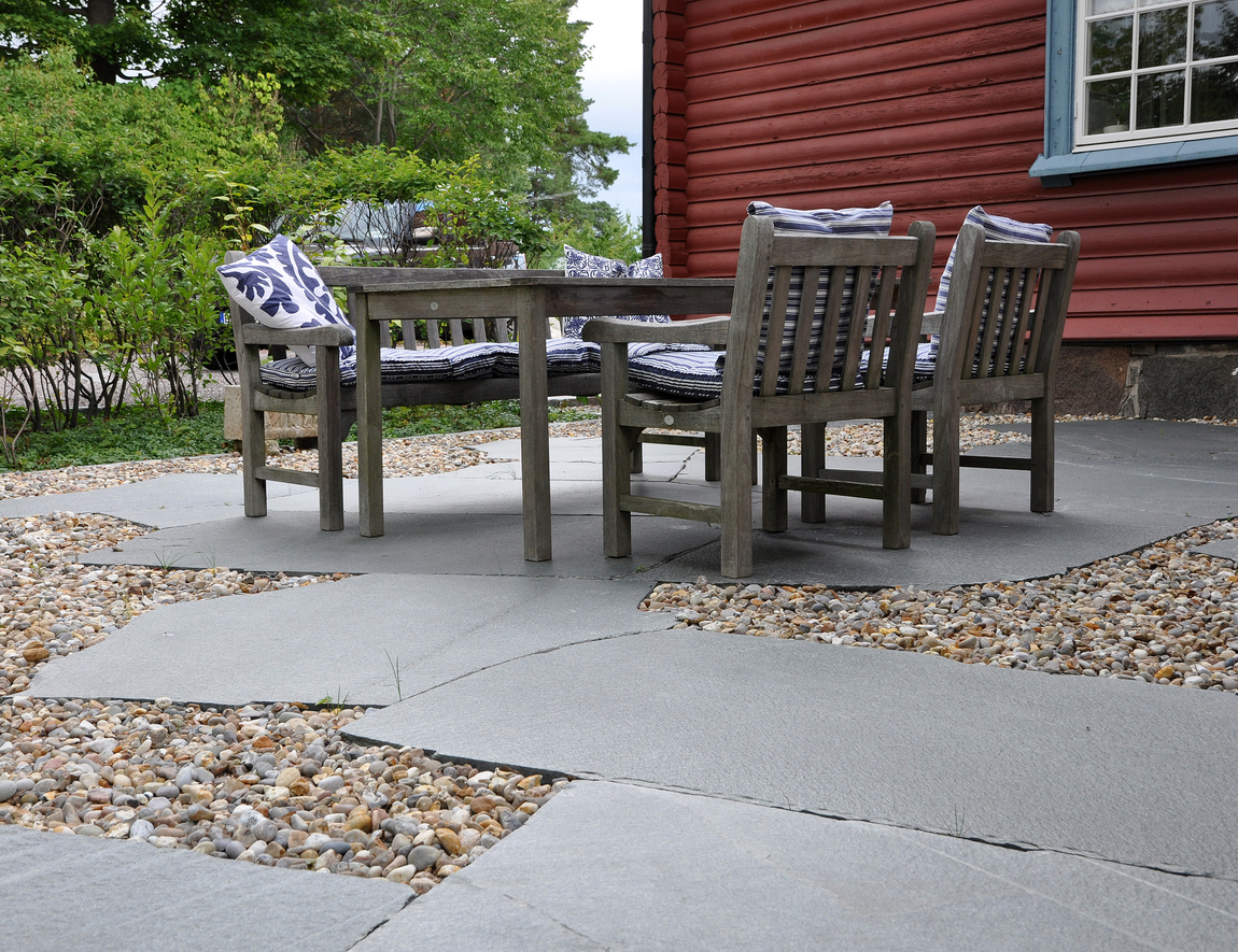 Skiffer Offerdal oregelbunden grå maxi 2-4 cm | Flisby