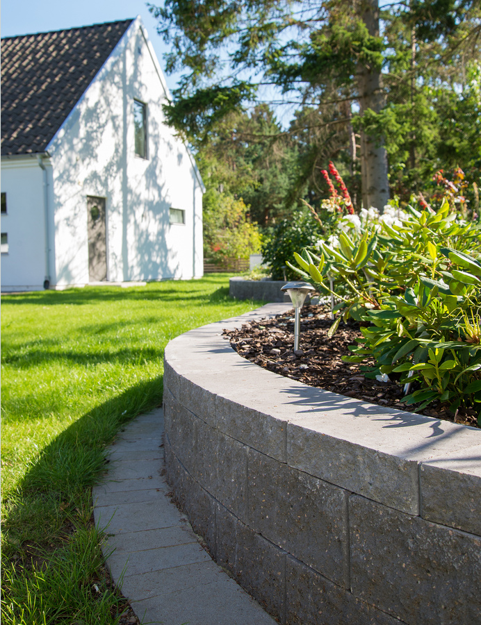 Garden Wall antracit rak | Handla hos Flisby