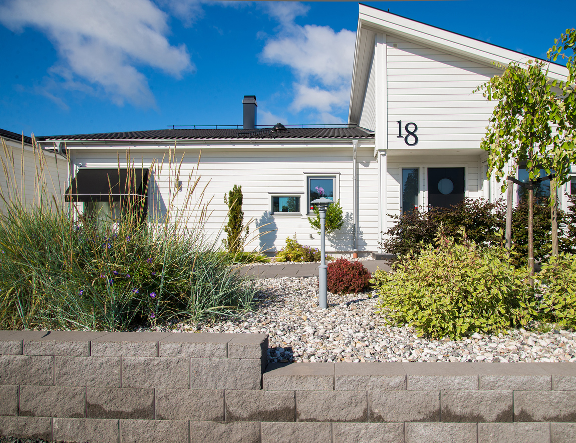 Garden Wall grå avslut/hörn | Handla hos Flisby