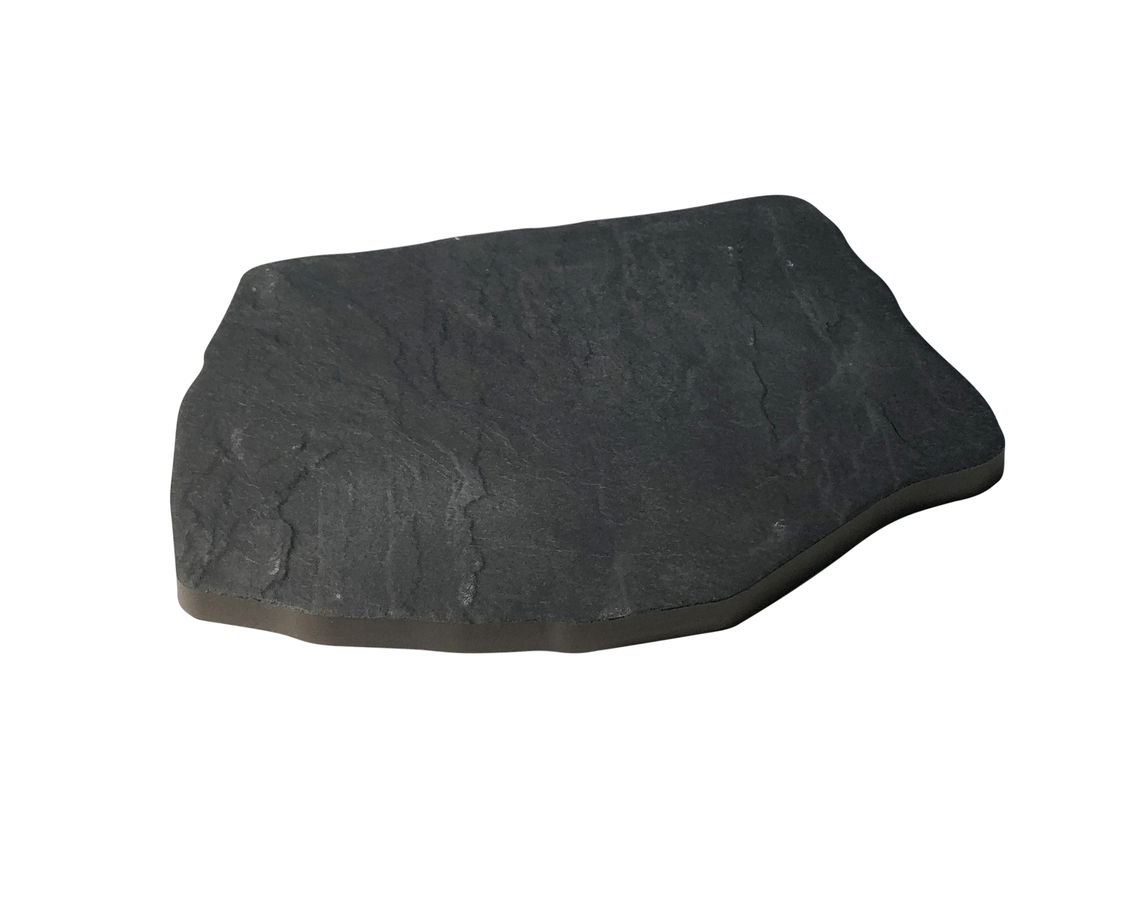 Granitkeramik stegsten skiffer svart | Handla hos Flisby
