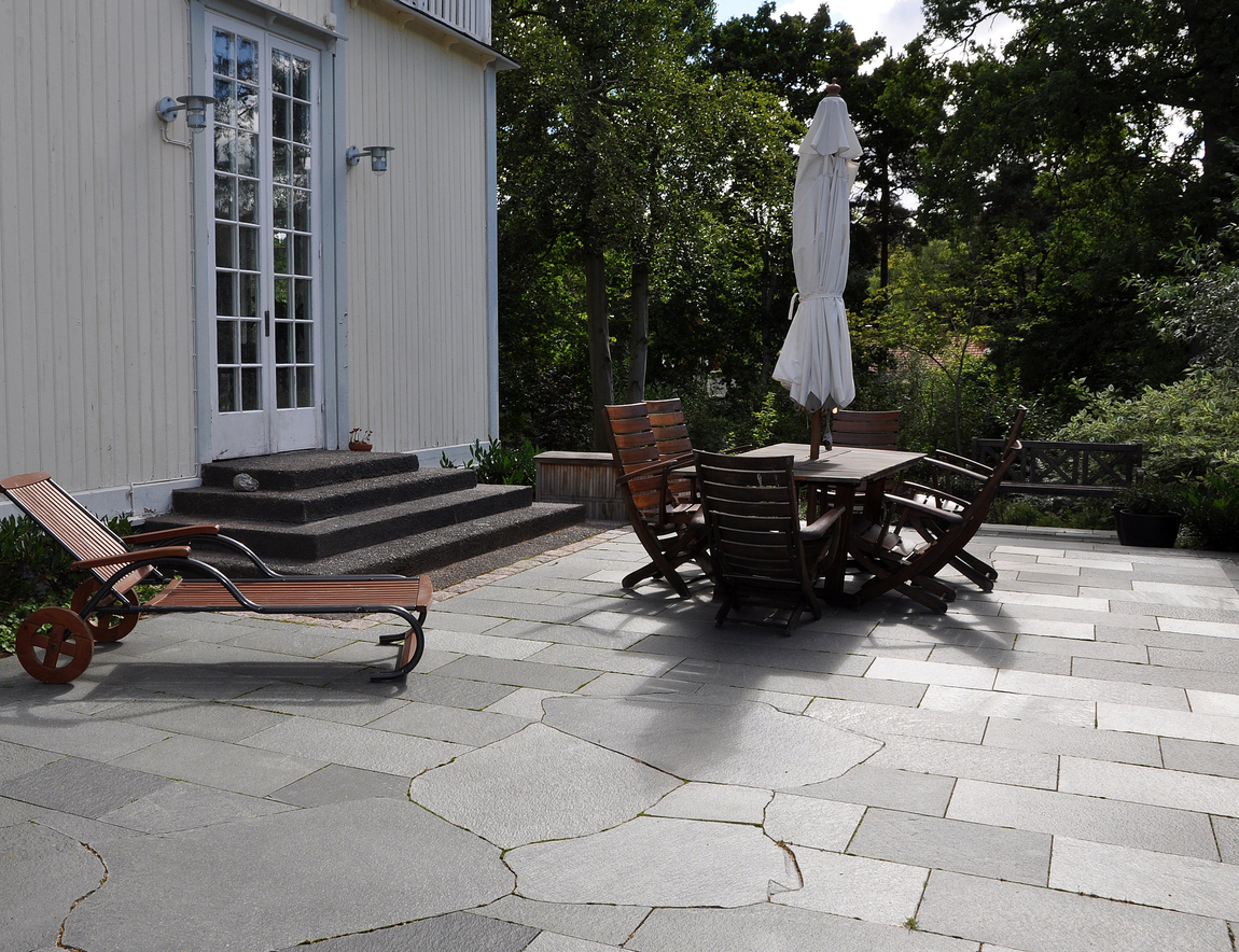 Skiffer Offerdal oregelbunden grå 2-4 cm | Handla hos Flisby